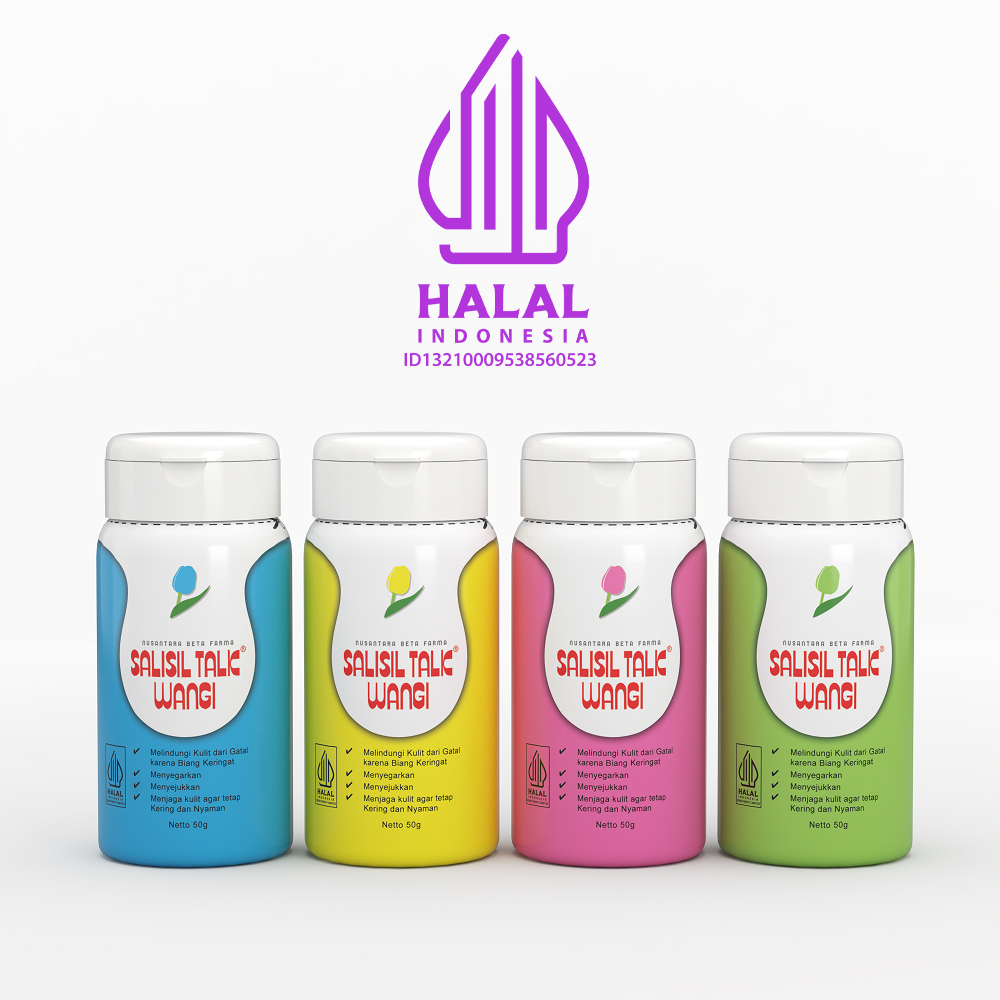 Jual Salisil Talk Wangi 50g Bedak Gatal Biang Keringat | Shopee Indonesia
