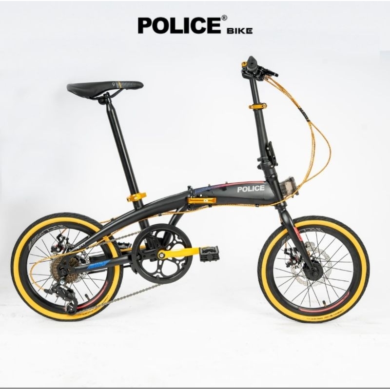 Jual Sepeda Lipat Element Police Milan 16 Inch 8 speed Folding Bike ...