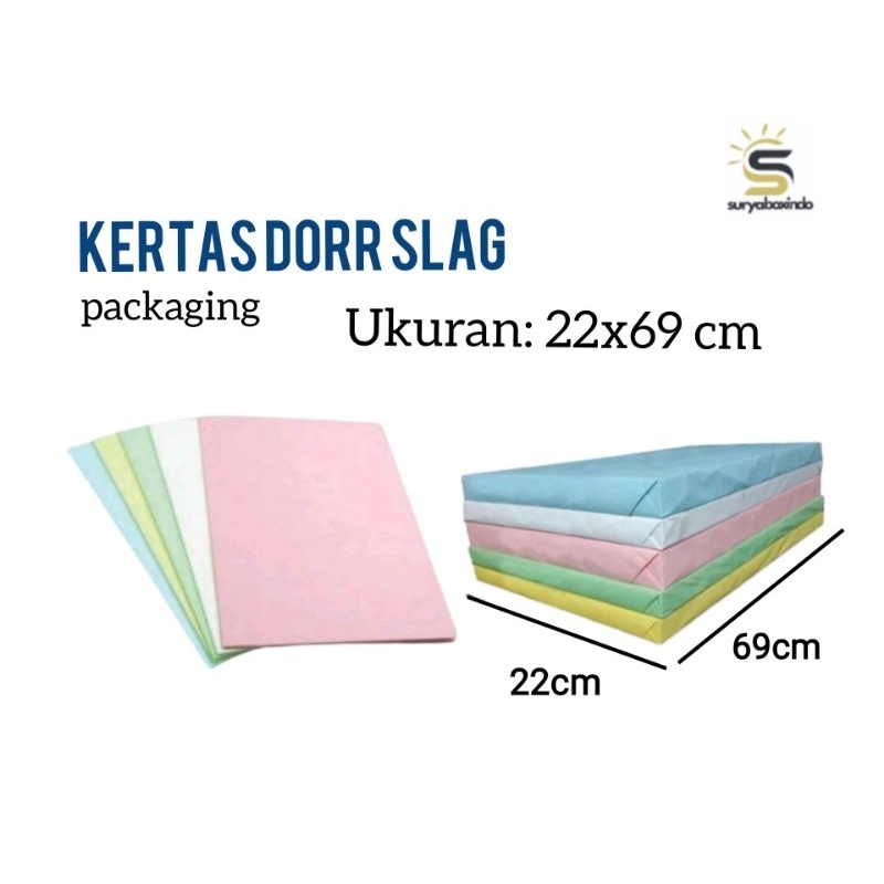 Jual Kertas Doorslag Bungkus Baju{22x69 cm}/Paper/Kertas/dootslag ...