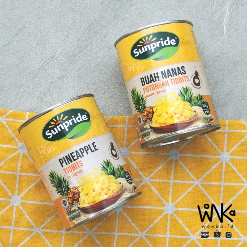 Jual Sunpride Pineapple Tidbits In Syrup 567gr - Potongan Nanas Tidbits ...