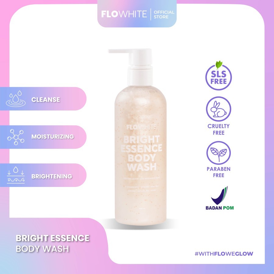 Jual Flowhite Beauty Body Wash Bright Ess White Trans 300ml | Shopee ...