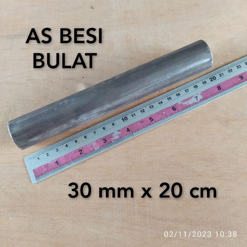 Jual As Besi Bulat Diameter 30 mm Panjang 20 cm | Shopee Indonesia