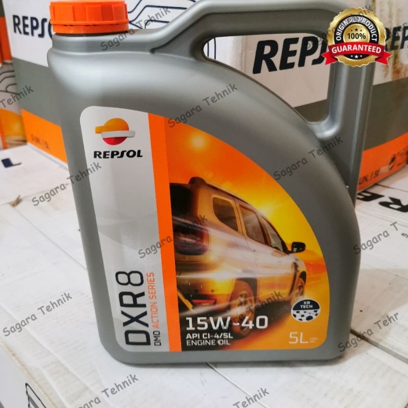 Jual OLI MESIN REPSOL GXR8 SAE 15W-40 5LITER REPSOL 5 L 15W 40 | Shopee ...