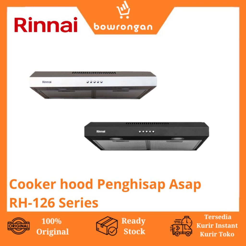 Jual RINNAI Exhaust Cooker Tudung Hisap Asap Dapur (Cooker Hood) Slim ...