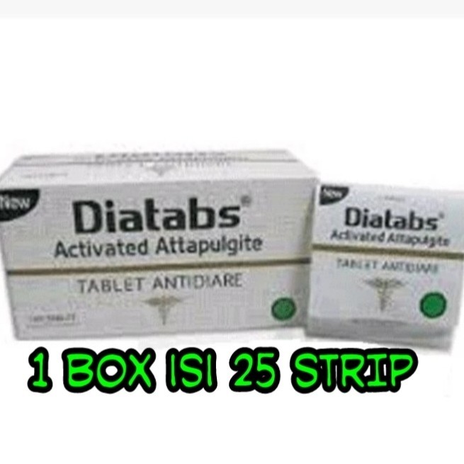Jual 1Box Diatabs Diatab isi 25 strip | Shopee Indonesia