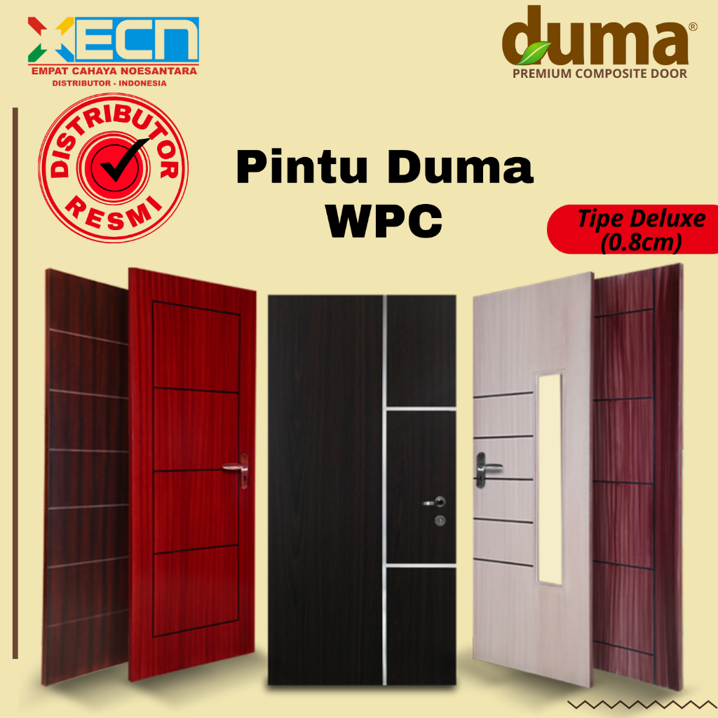 Jual PINTU DUMA WPC - TIPE DELUXE (0.8CM) | Shopee Indonesia