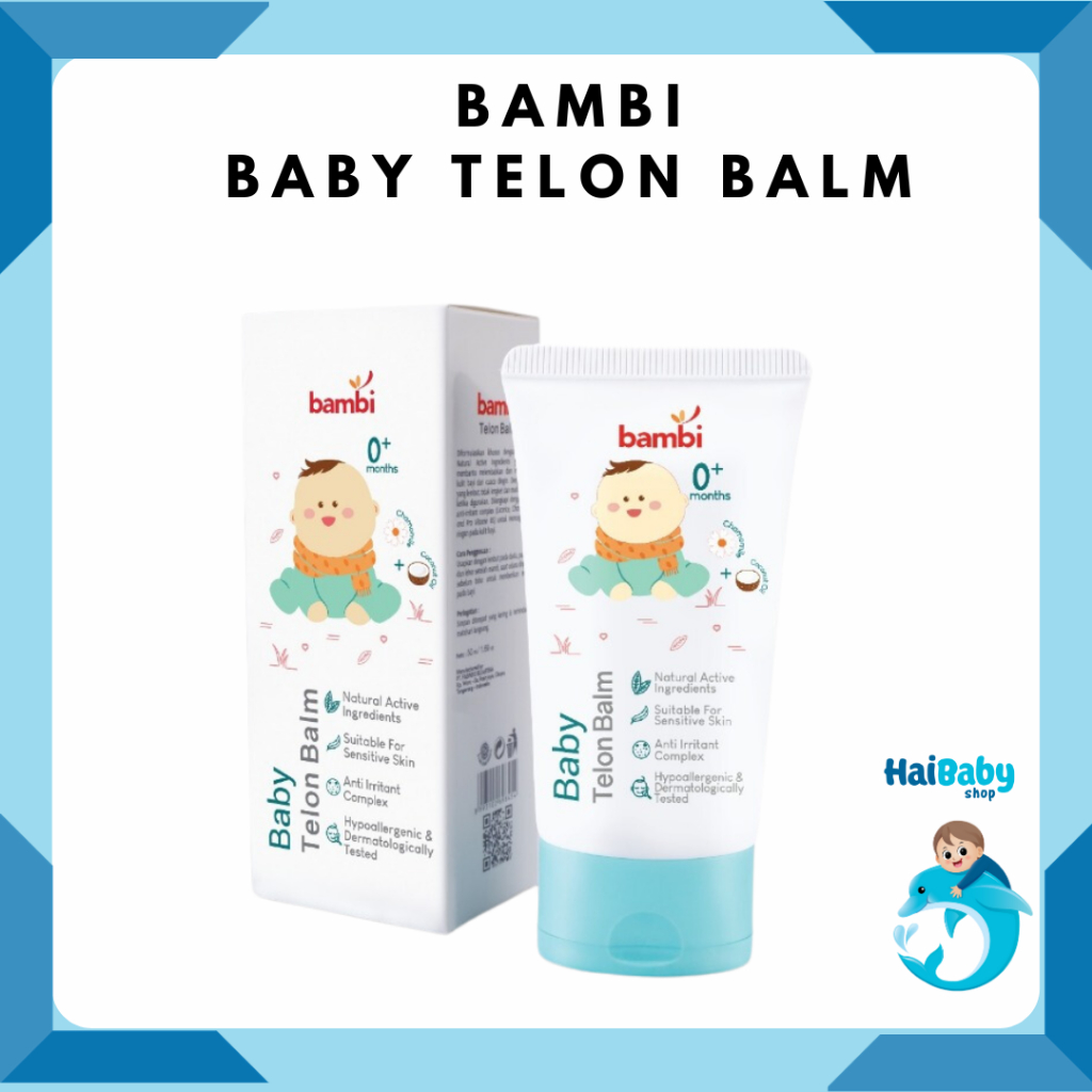 Jual Bambi Baby Telon Balm 50ml | Calming Rub Membantu Mengatasi ...