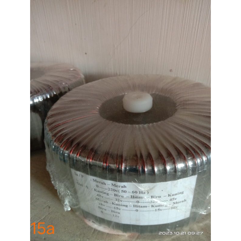 Jual TRAFO TOROID 15A CT 45v-32v (murni) | Shopee Indonesia