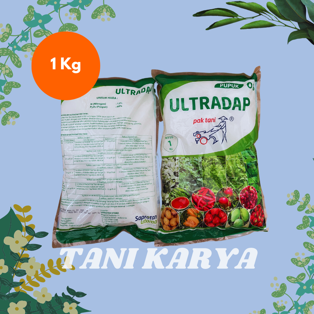 Jual [TANIKARYA] Pupuk Ultradap Pak Tani - Pupuk (Fase Vegetatif)/Pupuk ...