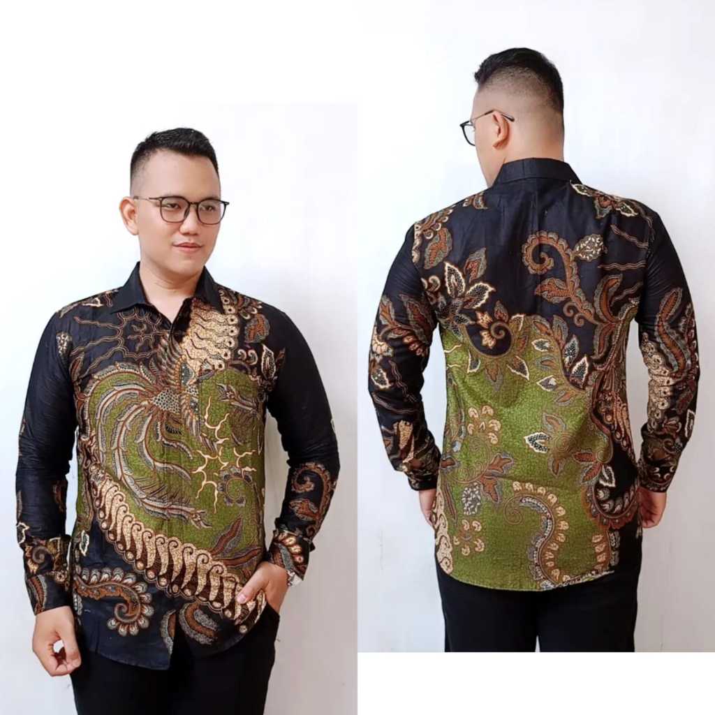 Jual Merapi Batik - Baju Batik Lengan Panjang Model Slimfit Kondangan ...