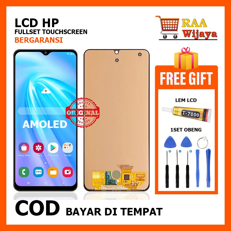 Jual [ORIGINAL] LCD SAMSUNG G4LAXY A32 4G A325 4G OLED BISA FINGERPRINT FULLSET Touchscreen ...