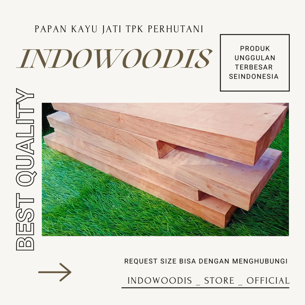 Jual PAPAN KAYU JATI TPK PERHUTANI UKURAN LEBAR 9,5 CM TEBAL 4CM | Shopee Indonesia