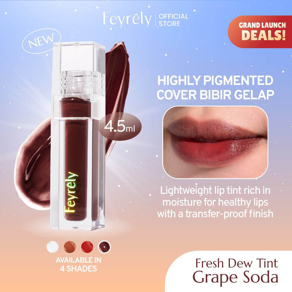 Jual FEYRELY Fresh Dew Tint - 03 Grape Soda | Shopee Indonesia
