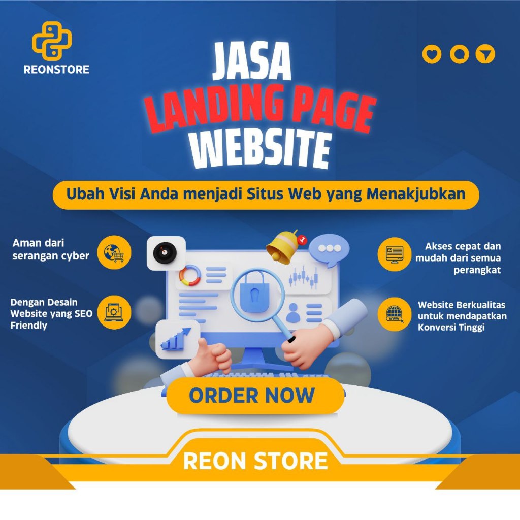 Jual Landing Page Website Toko Online | Company Profile | Sekolah ...