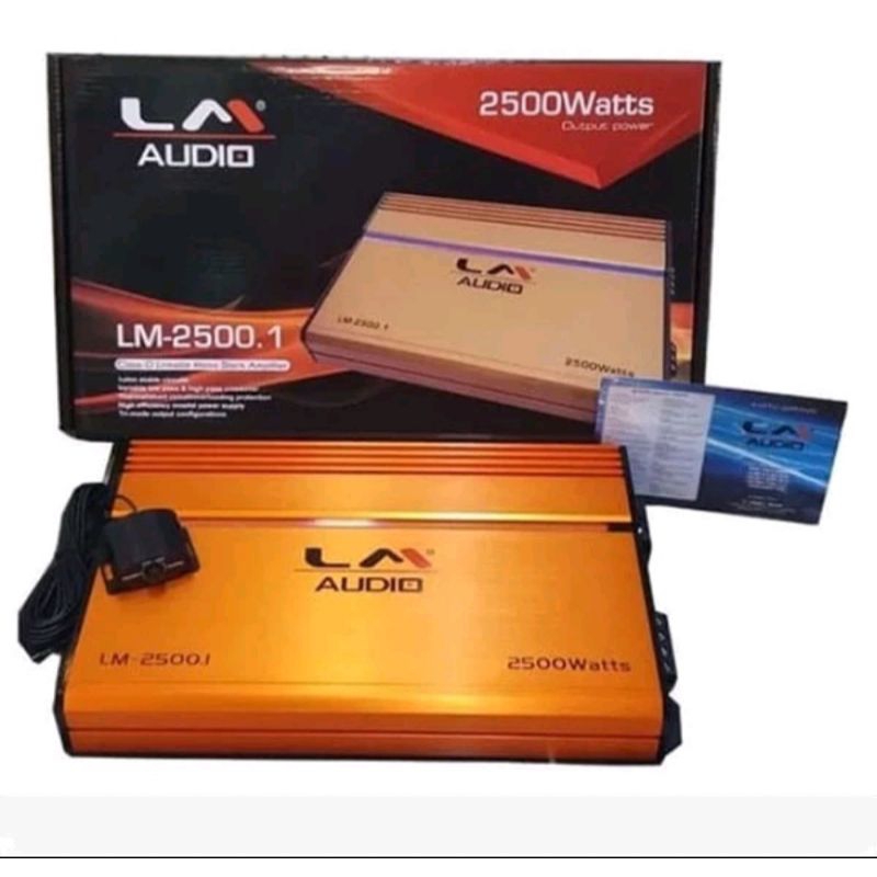 Jual power amplifier monoblock class d LM Audio 2500.1 original garansi ...