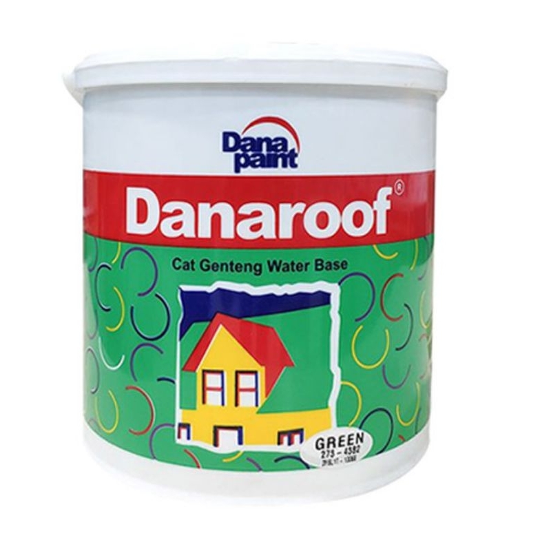 Jual Cat Genteng Asbes , Cat Beton Danaroof 5 KG | Shopee Indonesia