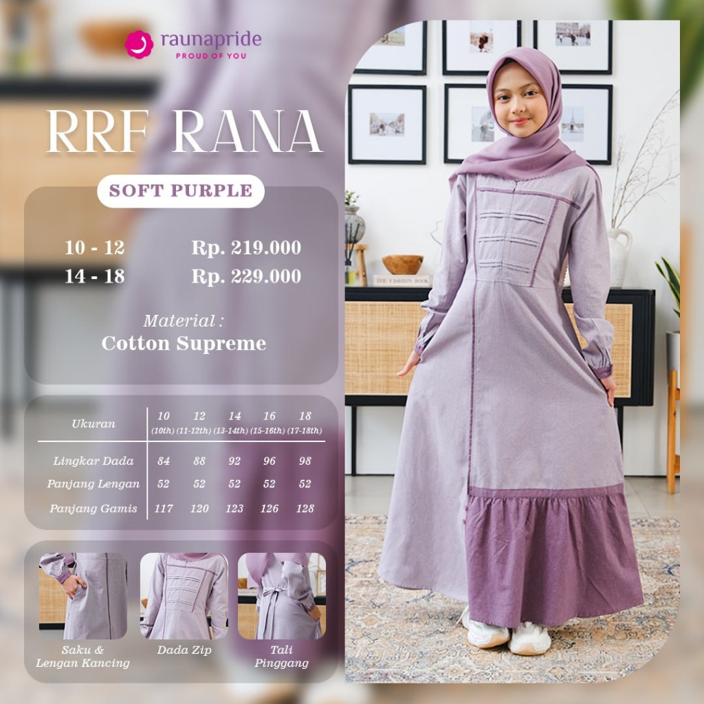 Jual SARIMBIT 2024 RANA SOFT PURPLE BY RAUNAPRIDE|| COUPLE KELUARGA ...