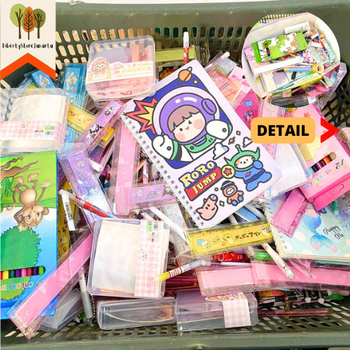 Jual Paket Capit Capit Alat Tulis Termurah 1 Kali Capit Live COD Shopee ...