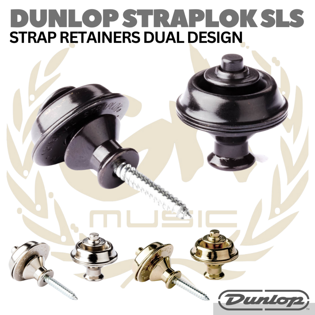 Jual JIM DUNLOP STRAPLOK Strap Retainers Dual Design | Strap lock End ...