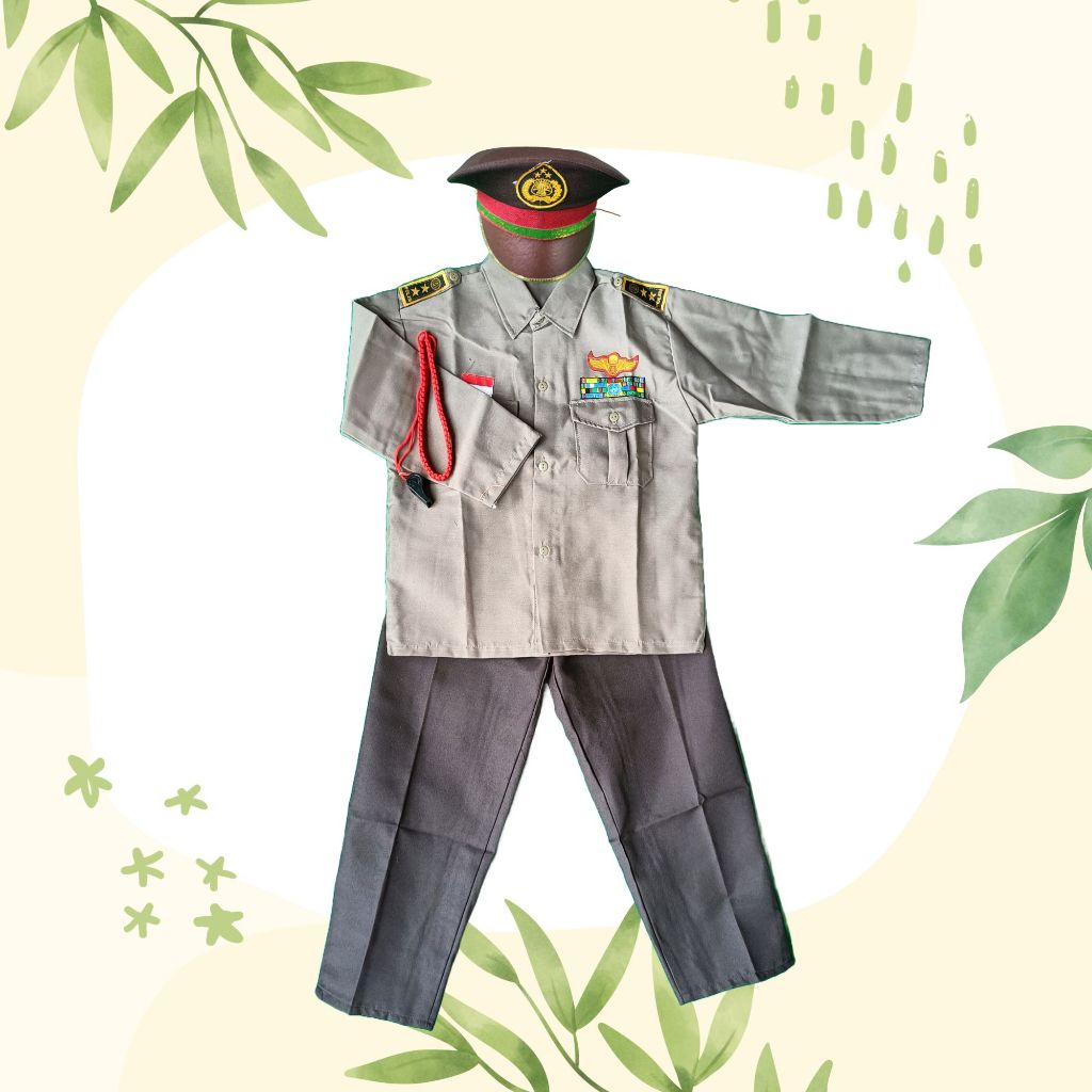 Jual Pakaian Setelan Baju Seragam Karnaval Anak Polisi Laki Pocil Lalu ...