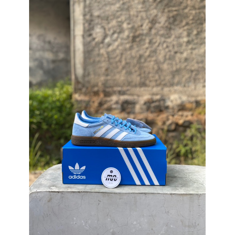 Jual ADIDAS HANDBALL SPEZIAL BLUE ICE | Shopee Indonesia