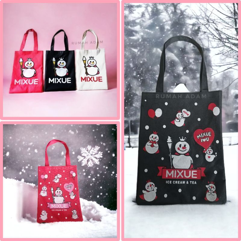 Jual TOTE BAG MIXUE-TOTE BAG MURAH-TOTE BAG KANVAS | Shopee Indonesia