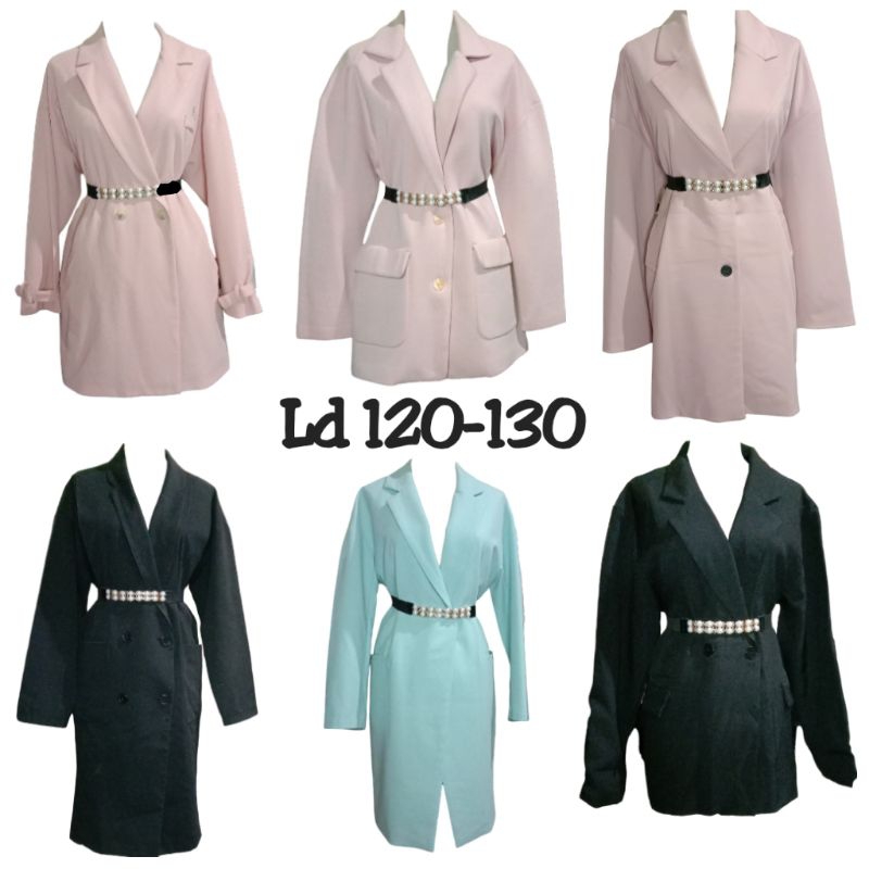 Jual blazer jumbo Ld 120 - 140 | Shopee Indonesia