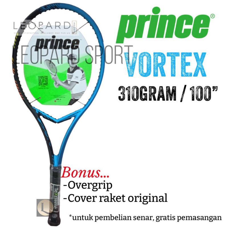 Jual Raket Tenis PRINCE VORTEX 100 Berat : 310g / Tennis Racket ...