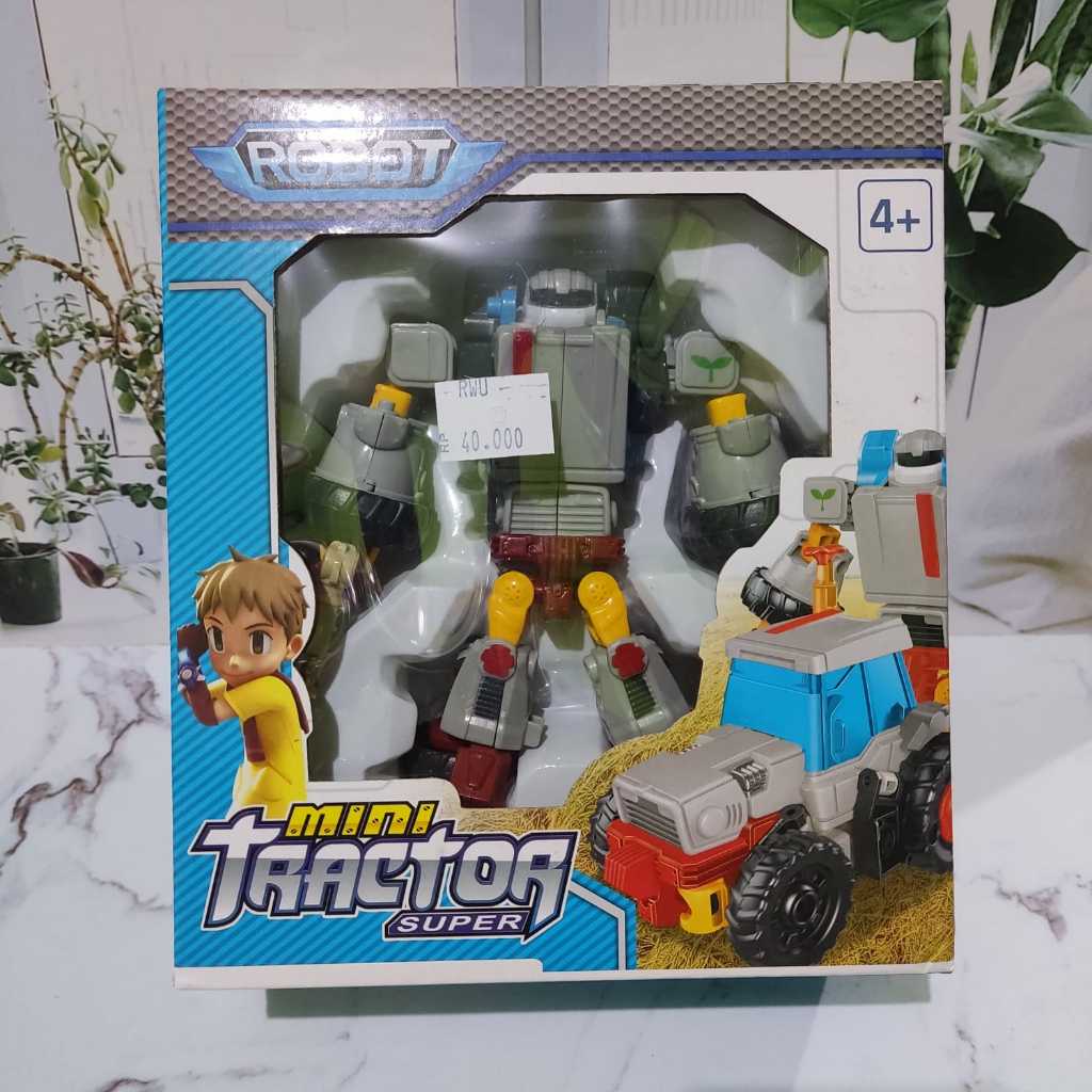Jual Tobot Mini Tractor Super - Robot Traktor Deformation - Robot ...