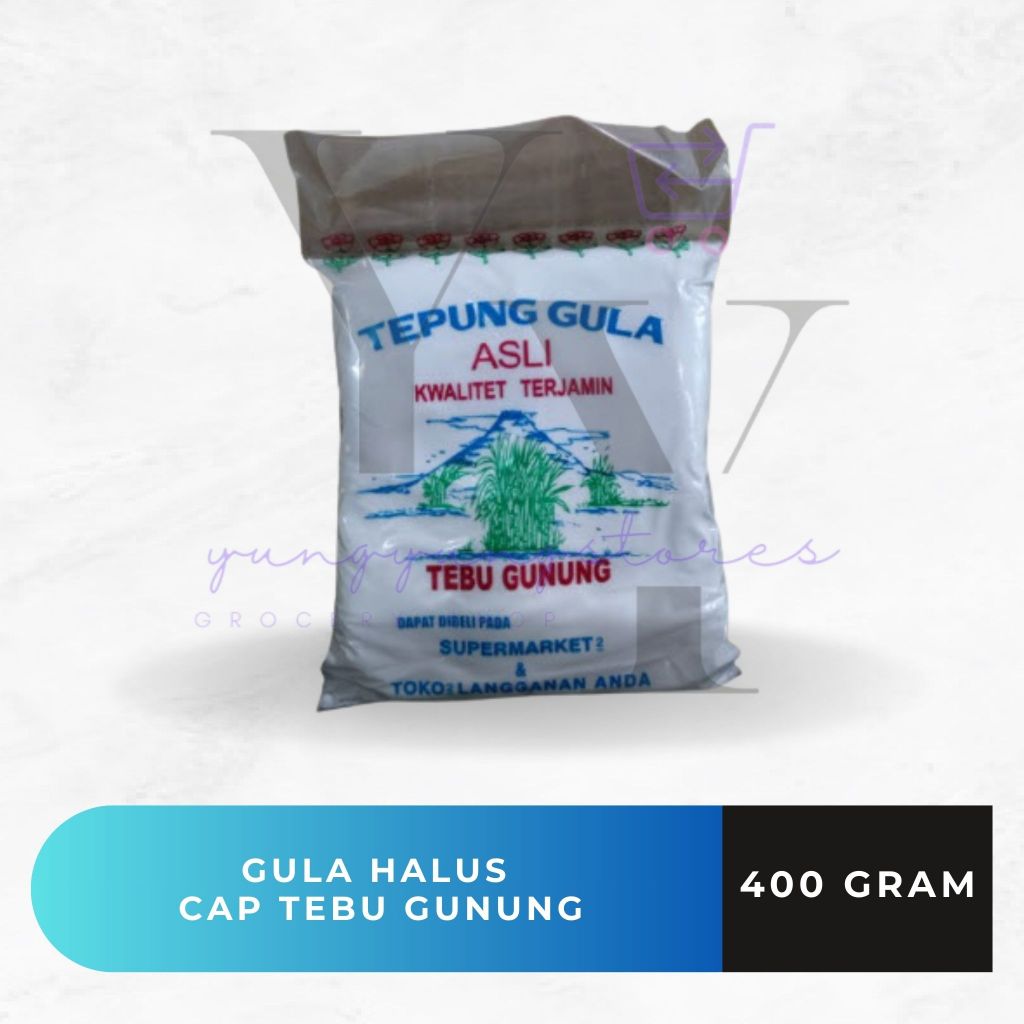 Jual Tepung Gula Halus Cap Tebu Gunung 400 gram | Shopee Indonesia
