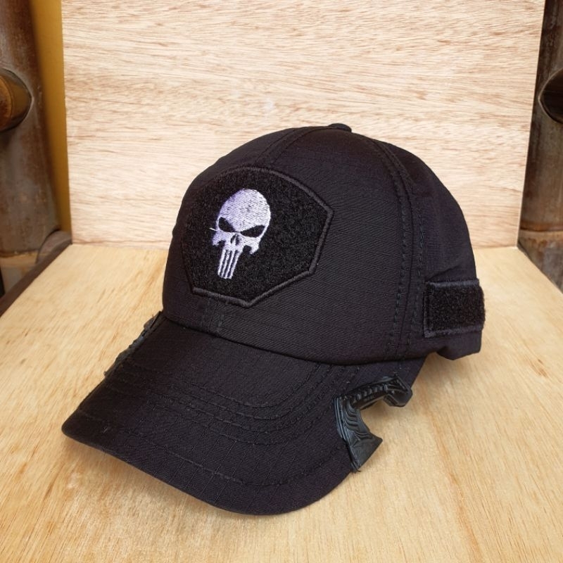 Jual topi coak tactical funisher hitam full ripstok cotton / baseball ...