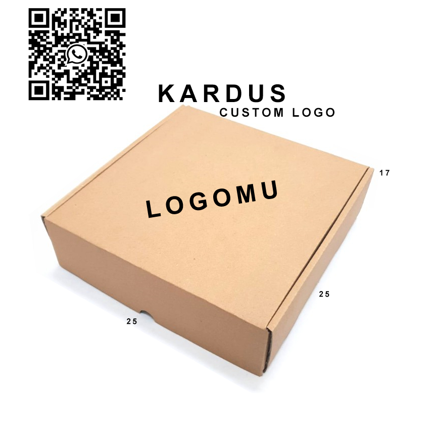 Jual Kardus sablon kardus custom logo | Shopee Indonesia