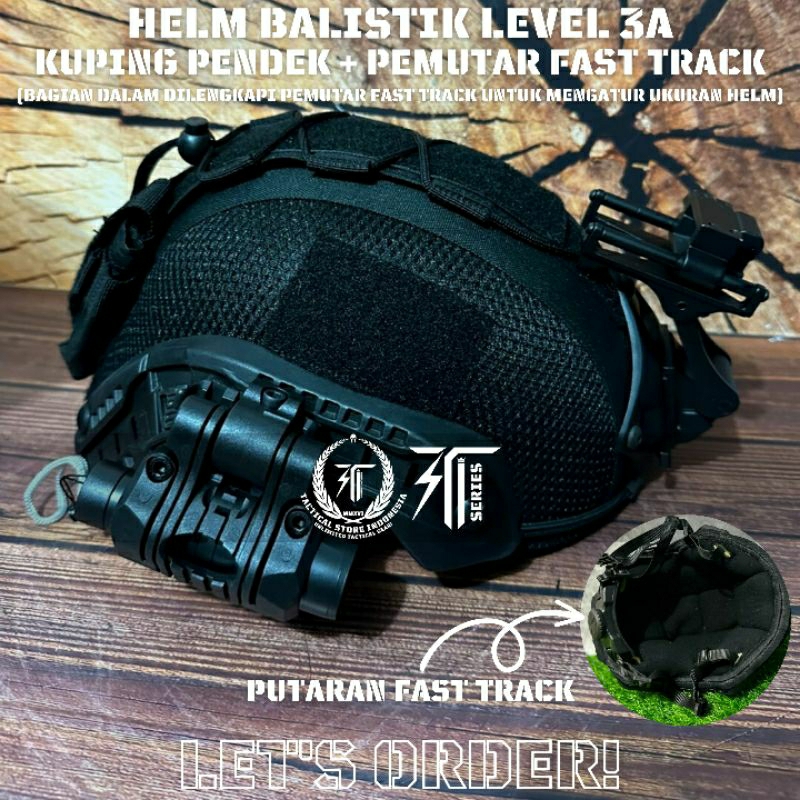 Jual HELM BALISTIK + PUTARAN FAST TRACK - Helm Tactical Asli Baja Anti ...
