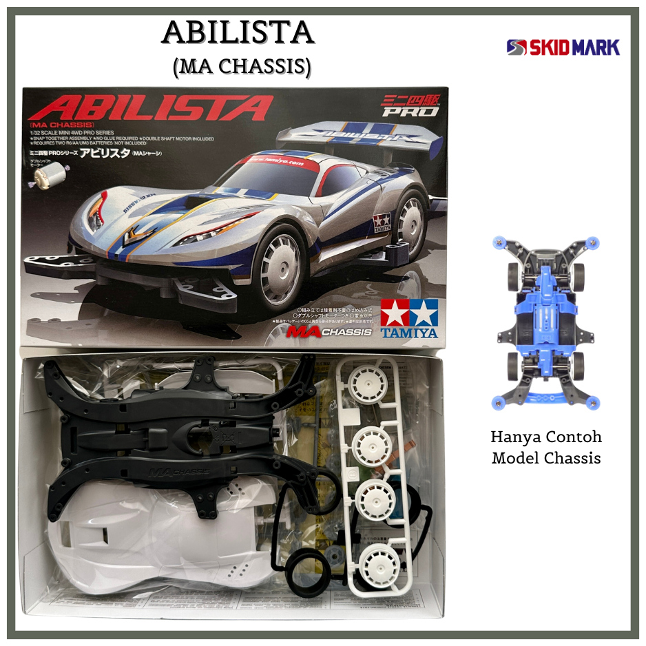 Jual Mobil Rakit Tamiya Mini 4WD - ABILISTA MA Chassis (ORIGINAL ...