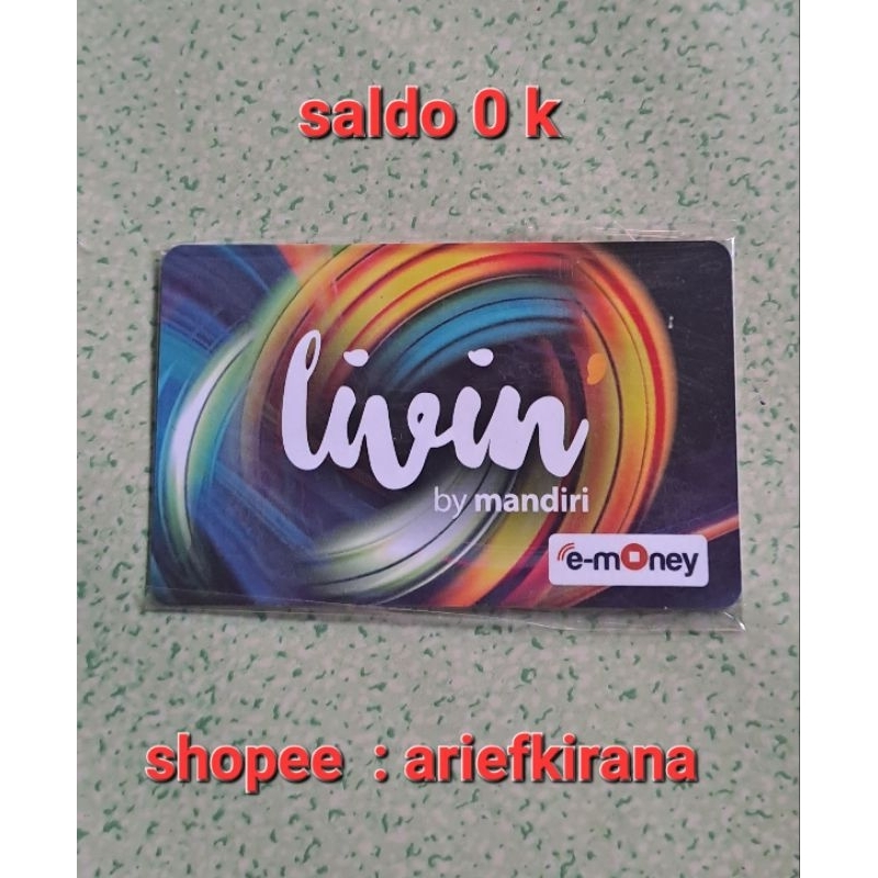 Jual kartu Emoney mandiri livin | Shopee Indonesia