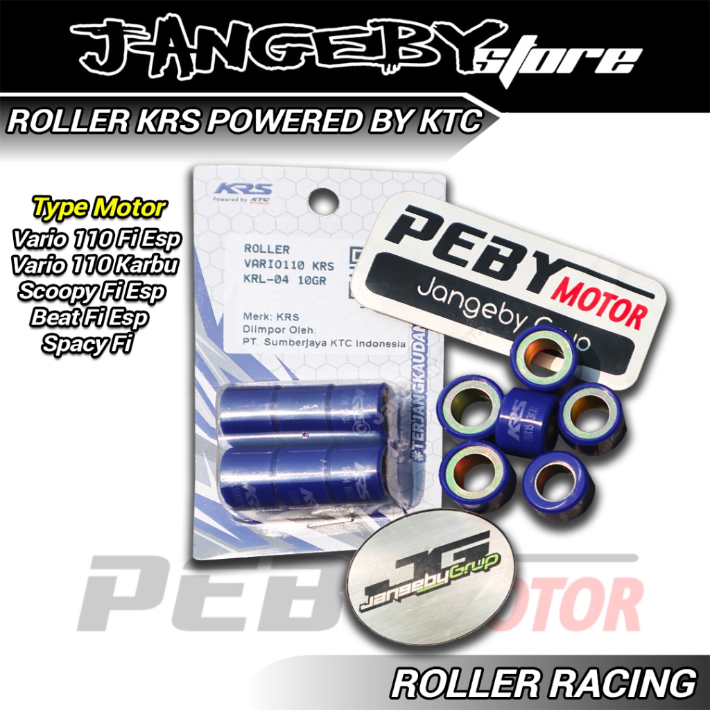 Jual Roller KRS KTC Vario 110 Beat Spacy Scoopy Fi Esp ORIGINAL Jangeby Store | Shopee Indonesia