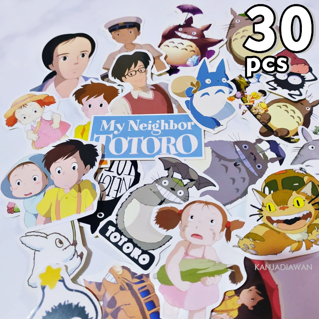 Jual Stiker Totoro 30pcs My Neighbor Totoro Sticker Pack | Shopee Indonesia
