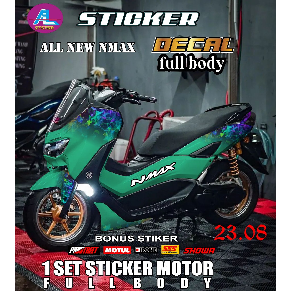 Jual Decal DEKAL STICKER SETIKER ALL NEW NMAX FULL BODY BODI TERBARU ...