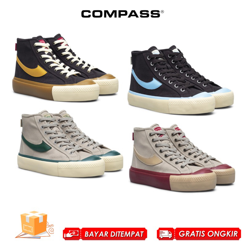 Jual [ORIGINAL] COMPASS GAZELLE HIGH Caramel / Wafer green / Choco ice ...