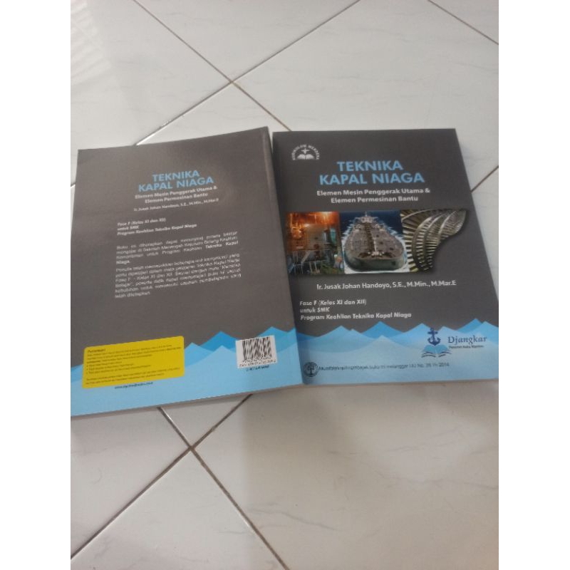 Jual TEKNIKA KAPAL NIAGA Elemen Mesin Penggerak Utama & Permesinan ...