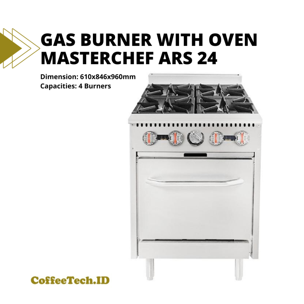 Jual MASTERCHEF Gas Burner With Oven ARS 24 / Kompor Gas Dengan Oven ...
