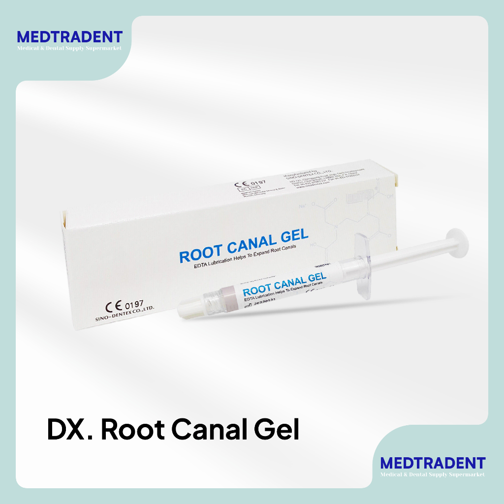 Jual Medtradent - Dentex EDTA Lubrication Root Canal Gel Dental 3g | Shopee Indonesia