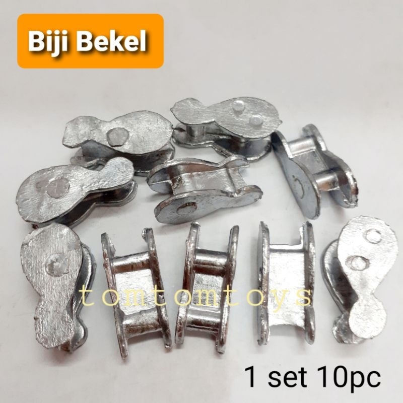 Jual BIJI BEKEL dan BOLA BEKEL Warna Silver isi 10pc biji | Shopee ...
