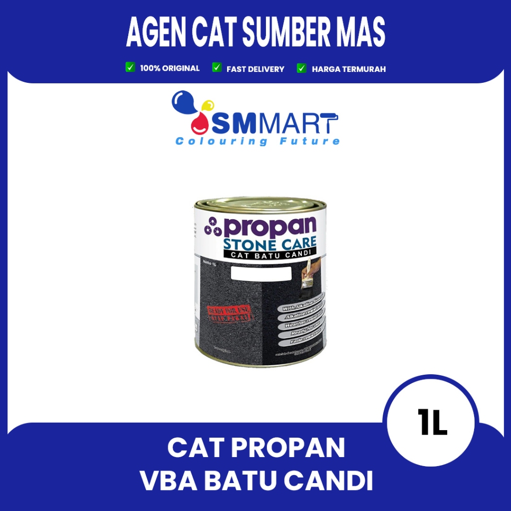 Jual PROPAN VBA CAT BATU CANDI HITAM / PROPAN STONE CARE BLACK SC70 1 ...