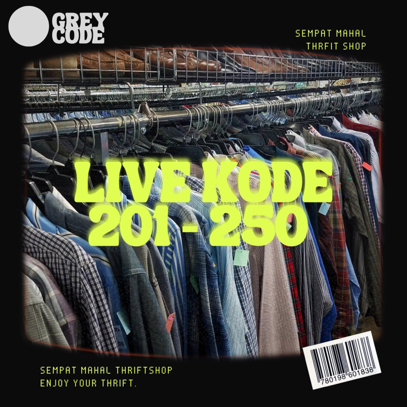 Jual LIVE KODE 201-250 | Shopee Indonesia