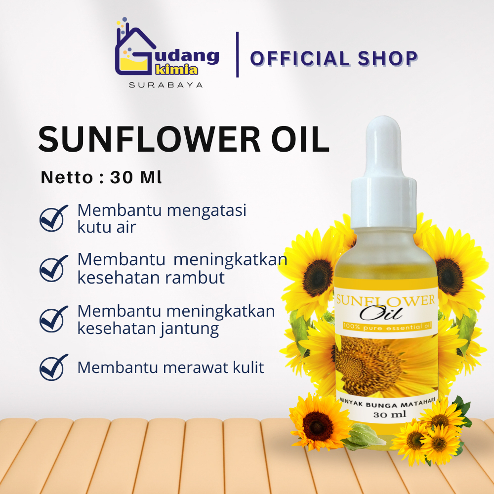 Jual Sunflower Oil / Minyak Bunga Matahari / Cold Pressed 30 ML ...