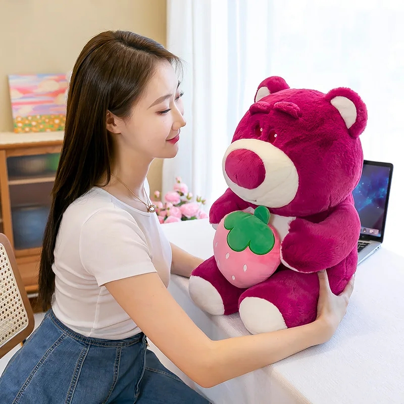 Jual Mainan Boneka Lucu Karakter Kartun Disney Beruang Lotso Stroberi ...