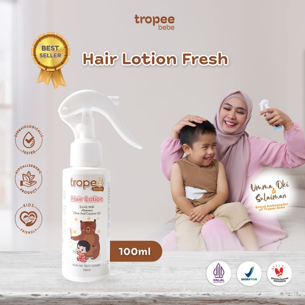 Jual Tropee Bebe - Hair Lotion & Shampoo (Shampoo & Lotion rambut bayi ...
