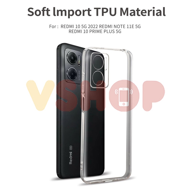 Jual SOFTCASE TRANSPARAN XIAOMI REDMI 10 5G PREMIUM CLEAR SOFT CASE ...
