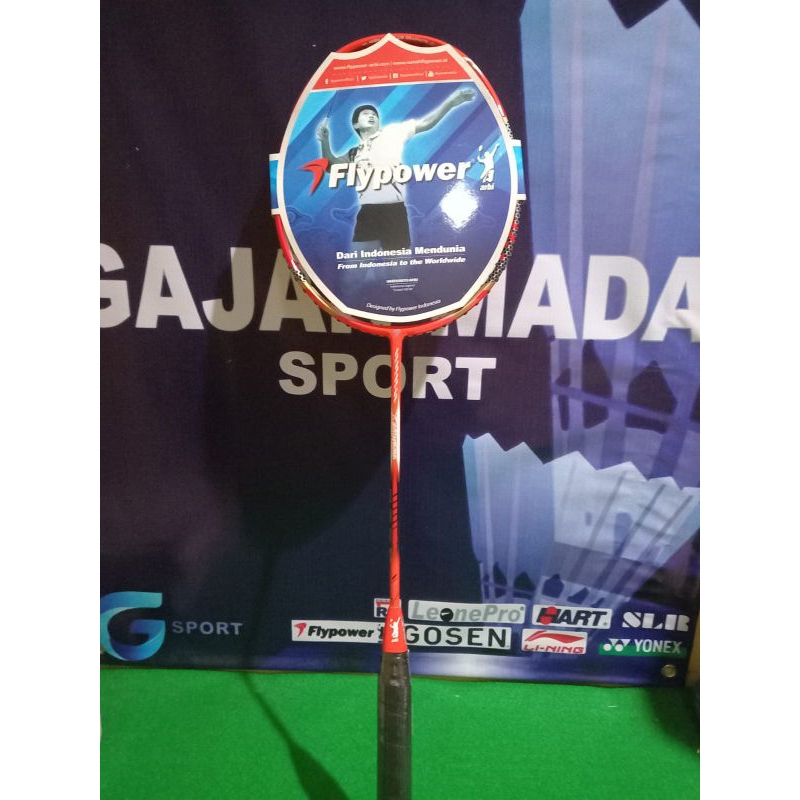 Jual Raket Badminton FLYPOWER KALIYETNO RED ORIGINAL | Shopee Indonesia